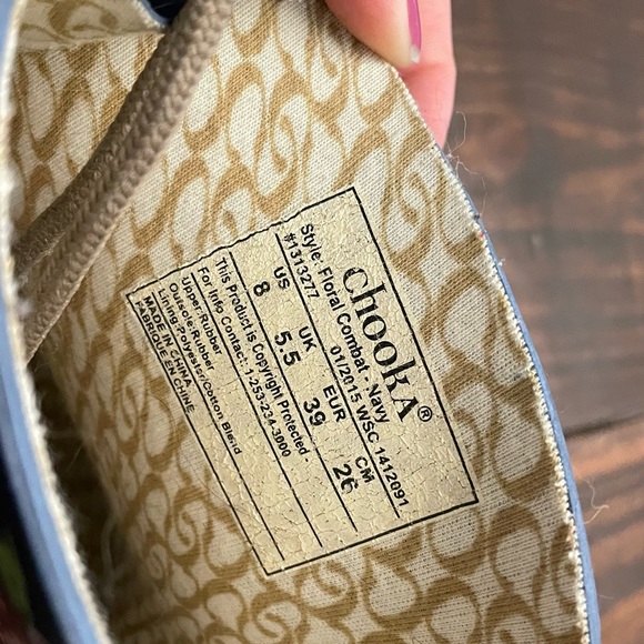 chooka | Shoes | Chooka Rubber Floral Combat Rain Boots | Poshmark